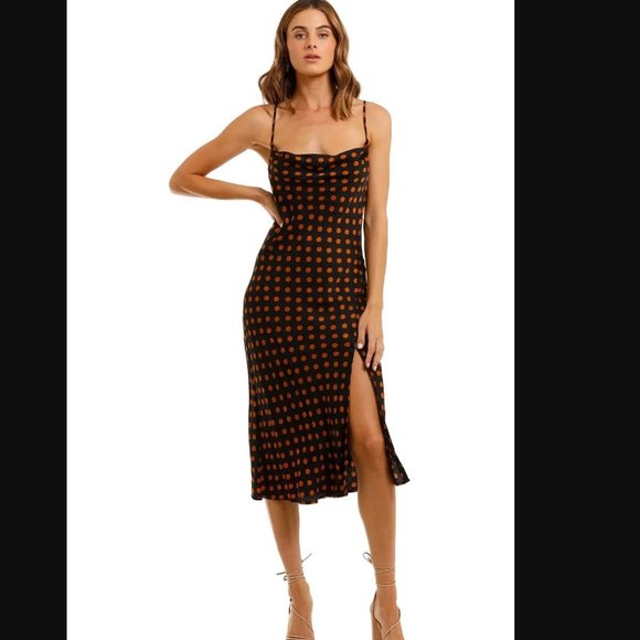 For Love And Lemons | Dresses | For Love Lemons Morgan Polka Dot Dress ...